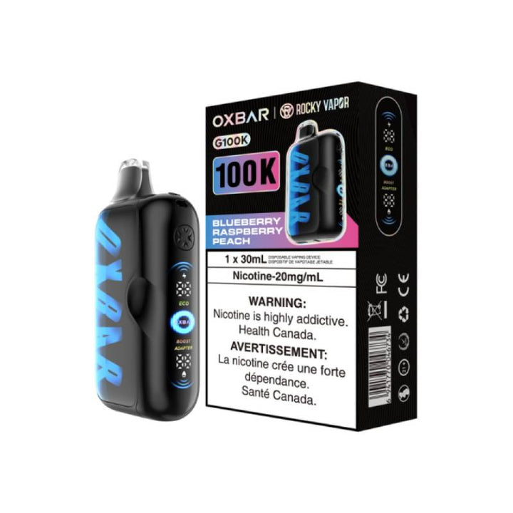 Oxbar G100k Disposable Vape | Blueberry Raspberry Peach – Uni Vape